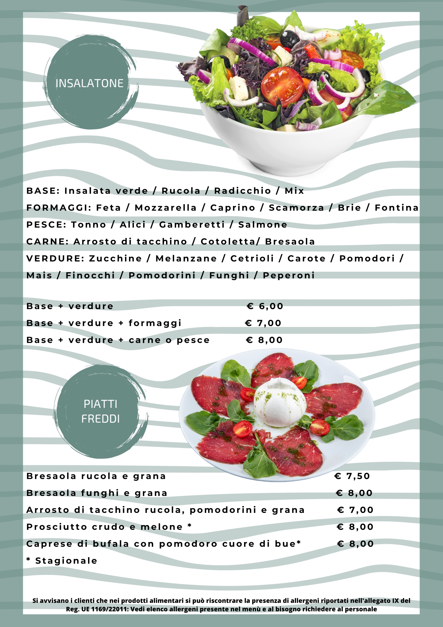 Menù Food – Sesamo Cafè & Bakery